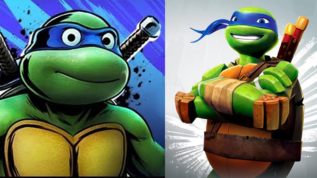 TMNT Legends Leonardo Nic & Leonardo Classic - YouTube