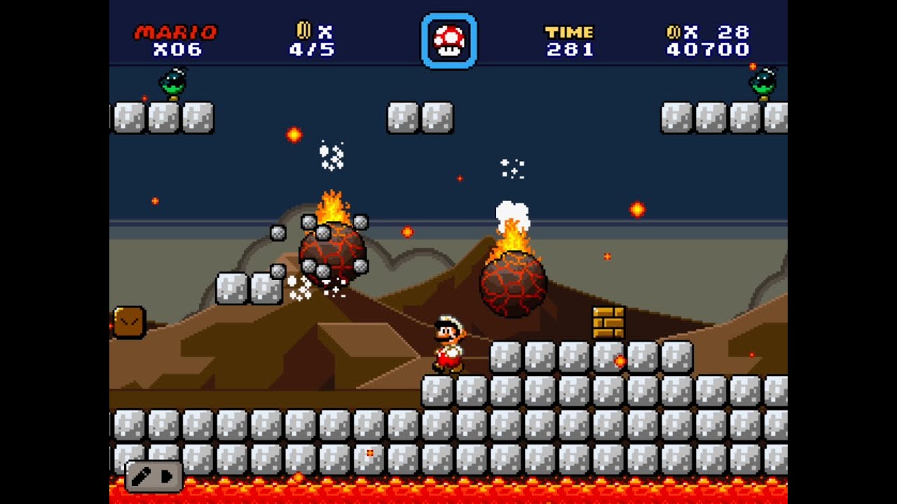Eric's Super Mario Construct Levels: Meteor Madness! - YouTube