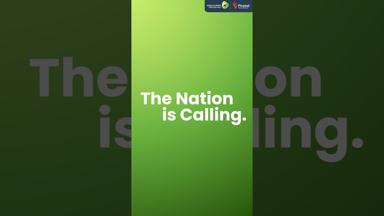 The Nation is Calling. Are You Ready to Lead? #GandhiFellowship # ...