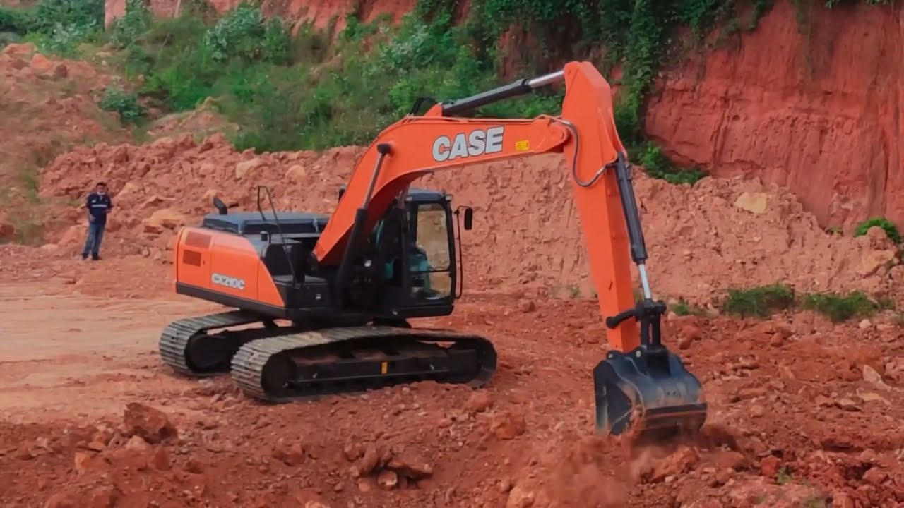 Vlog Delivery : Excavator Case CX210C - YouTube