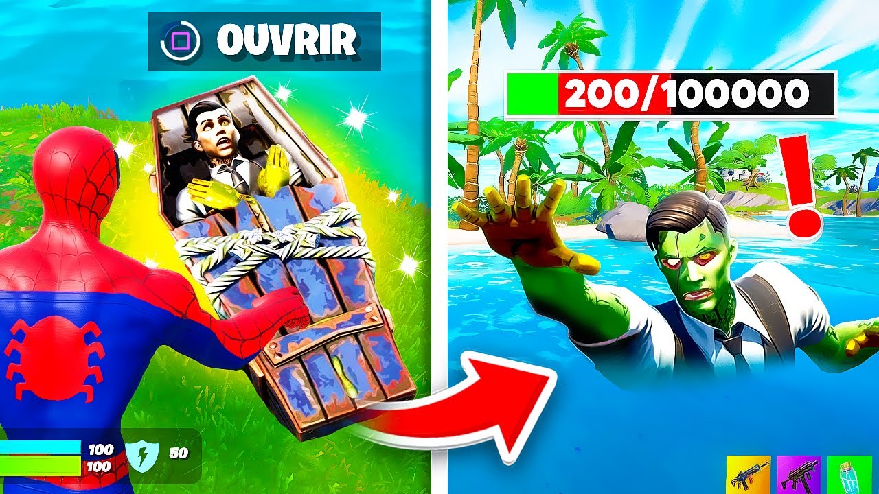 je trouve le MIDAS ZOMBIE "FLIPPANT" que PERSONNE N'A VU sur Fortnite ...