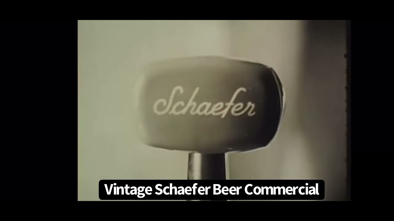 Vintage Schafer Beer Commercial - YouTube