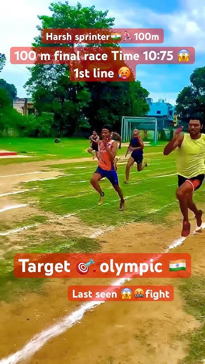 100m final race 10:75😱 #100m #motivation #olympic #target #2028 #army #trendingaudio #athlete ...