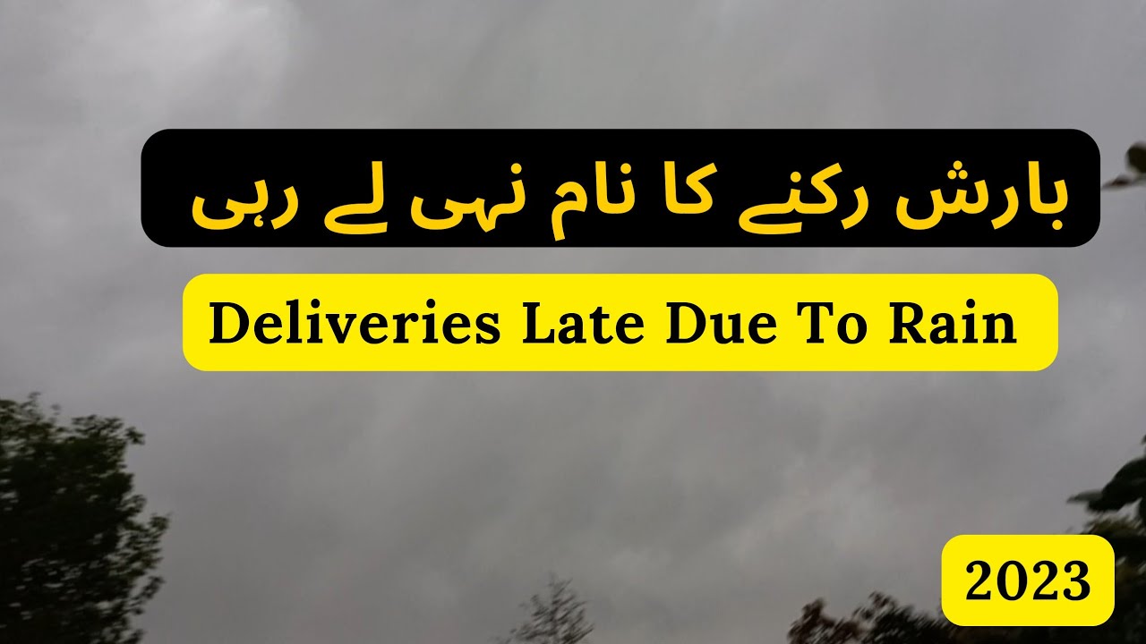 Rain, Rain, Rain | Deliveries Late Due To Rain | Rare Garden - YouTube