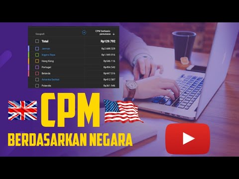CARA MELIHAT CPM YOUTUBE DARI BERBAGAI NEGARA - YouTube