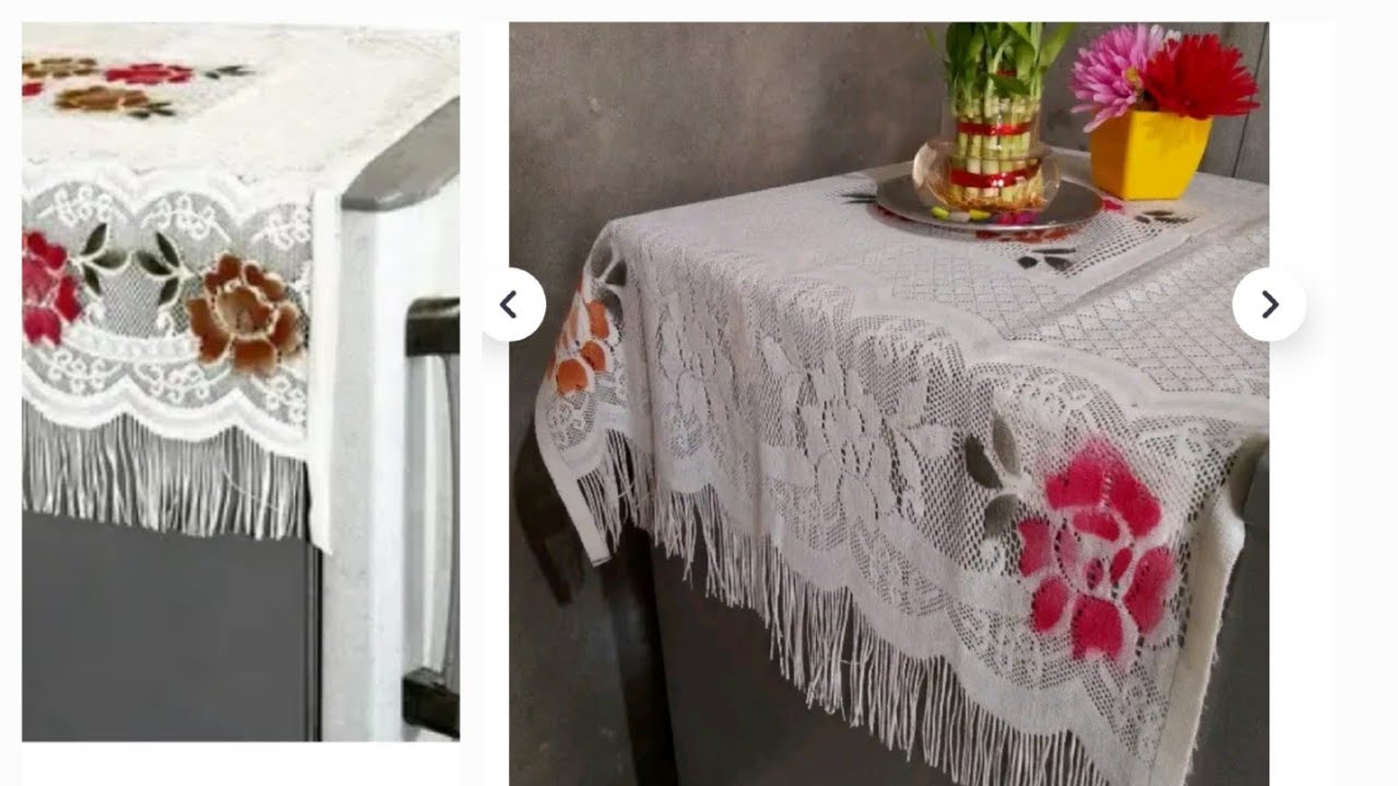 Multi functional net jhallar Cover.With flower print from m E e S h o ️ ...