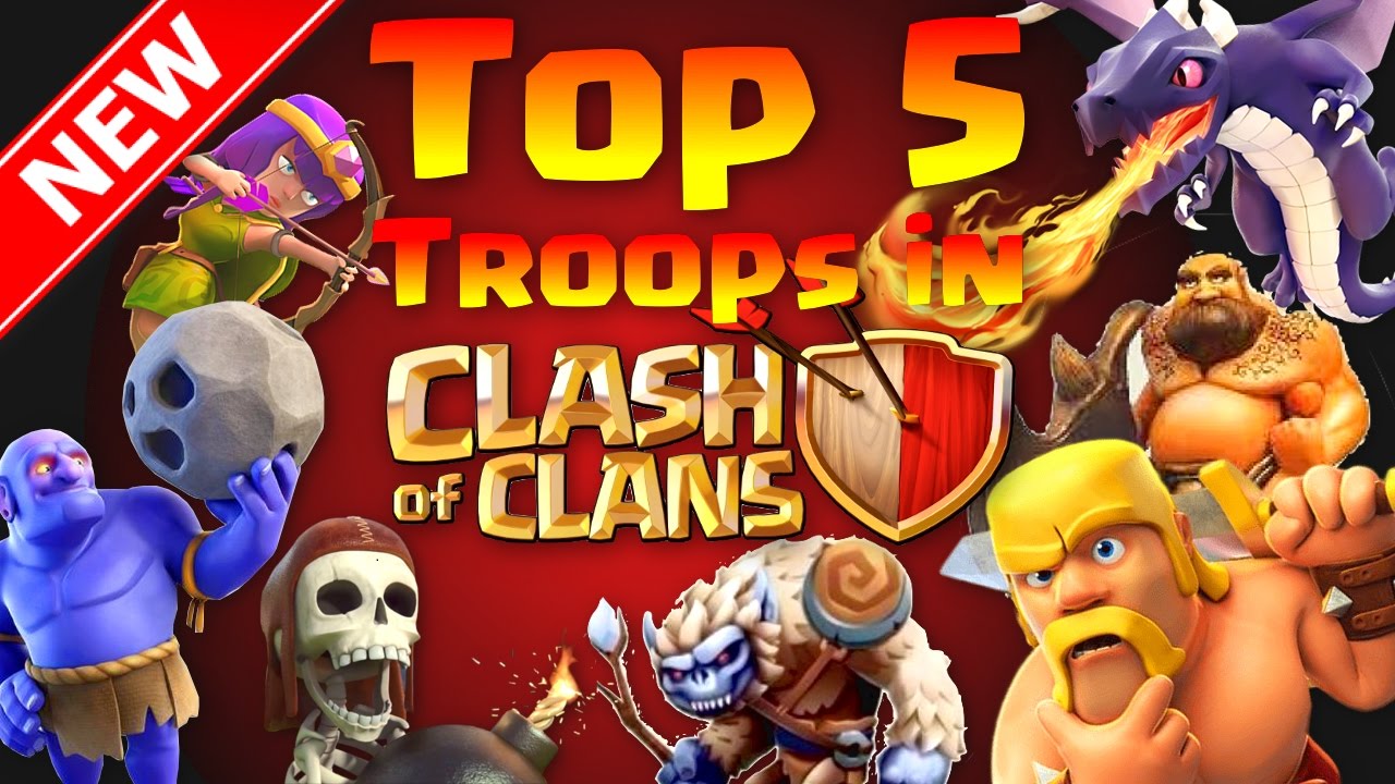 Clash of Clans Top 5 Best Troops! [2017] (5 Strongest Troops In CoC ...