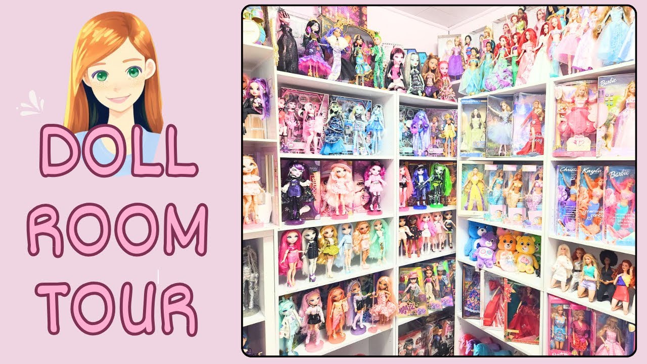 DOLL ROOM TOUR! 400+ Dolls And How I Display Them - YouTube