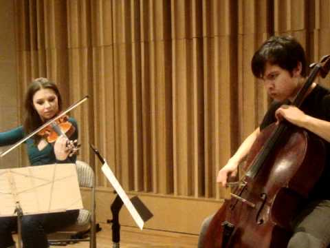 William Maselli, Romance for Cello and Violin, recorded November 23 ...