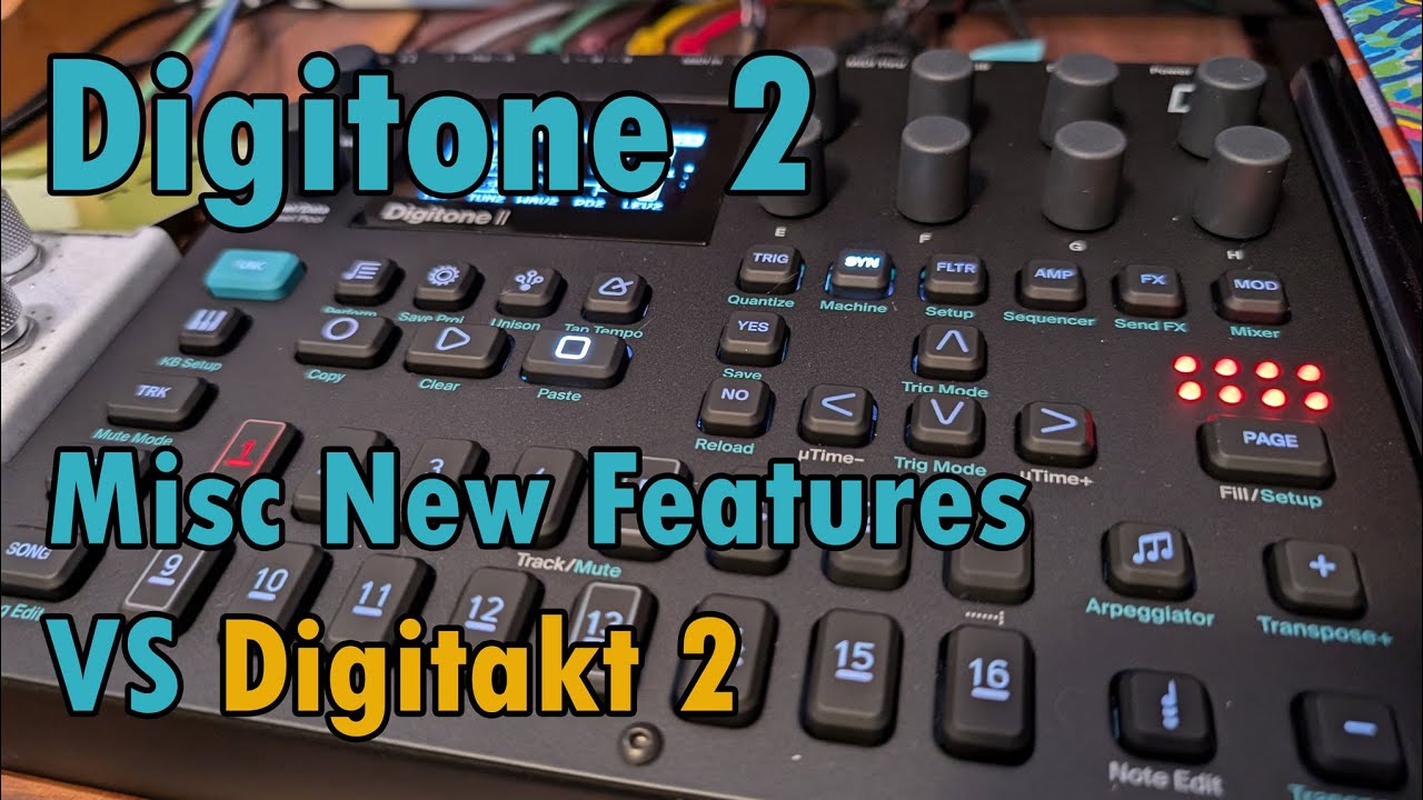 Digitone 2 Misc New Features VS Digitakt 2 | Hanging With Hexwave - YouTube