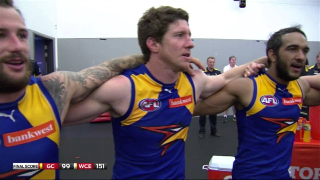 Razor Ray Celebrating with the Eagles | AFL | The Greenfield Post - YouTube