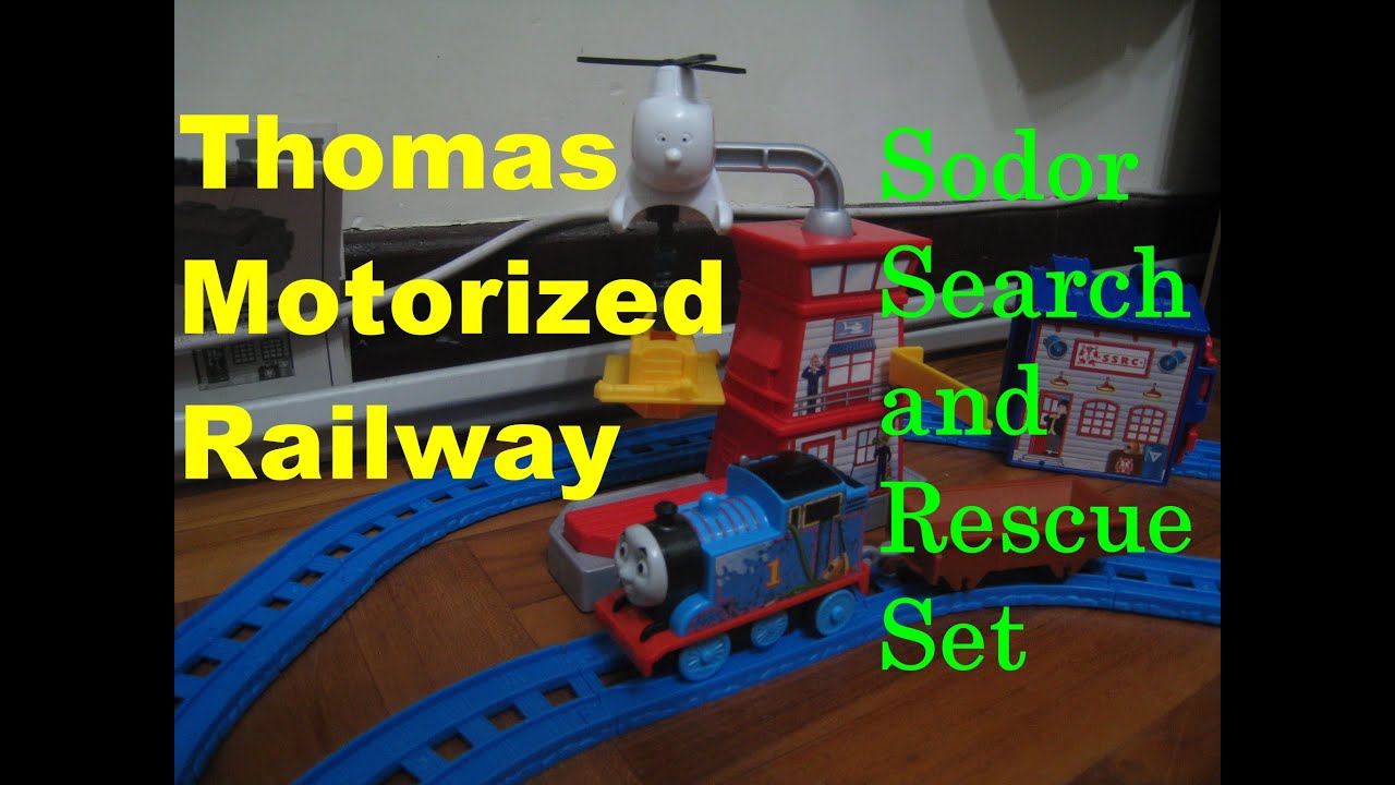 Thomas and Friends Motorized Railway Sodor Search and Rescue Set ...