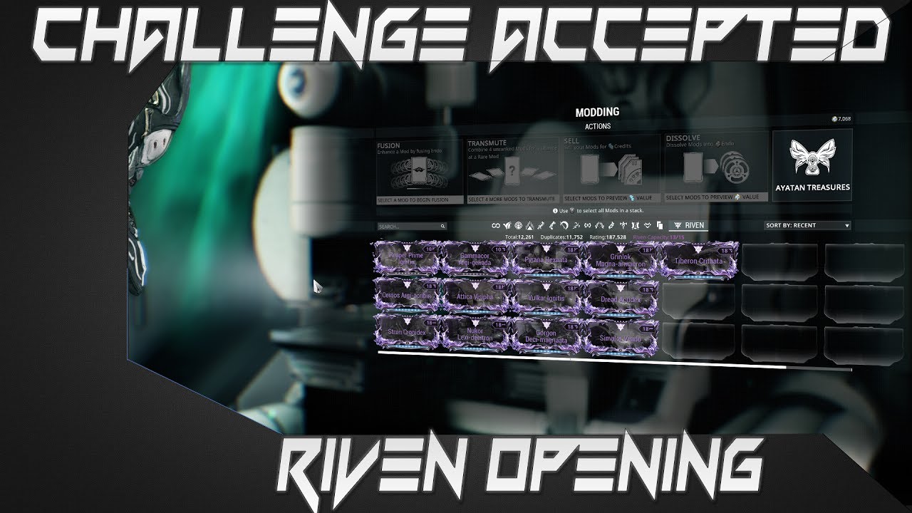 Warframe: Melee riven mod: 57 headshots (challenge accepted) - YouTube