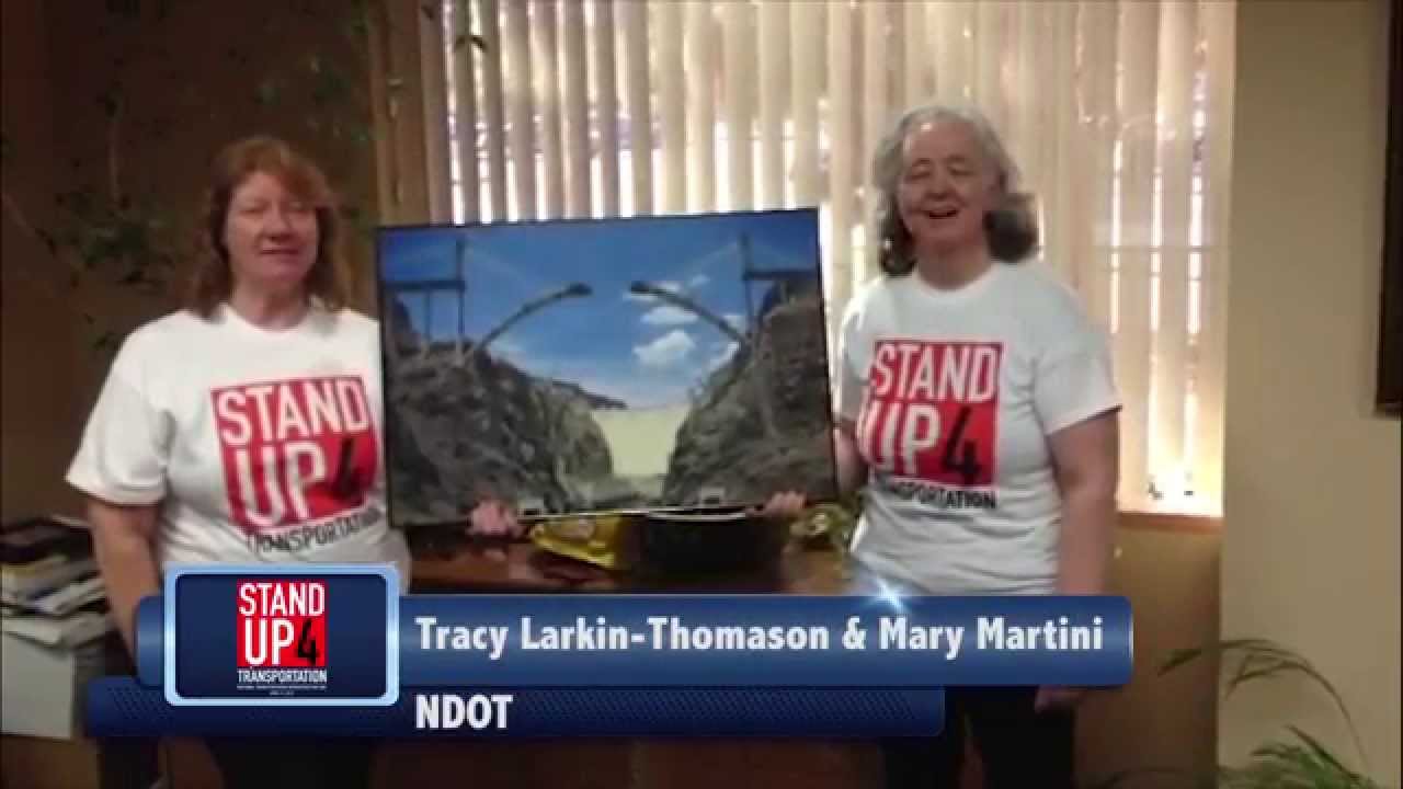 NDOT Deputy Director Tracy Larkin Thomason and District 1 Engineer Mary ...