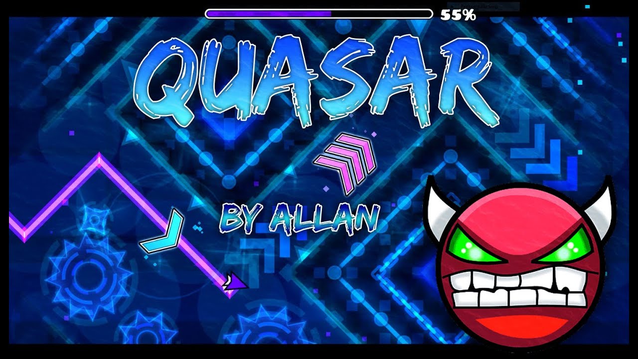 Geometry Dash [Hard Demon] Quasar by Allan - YouTube