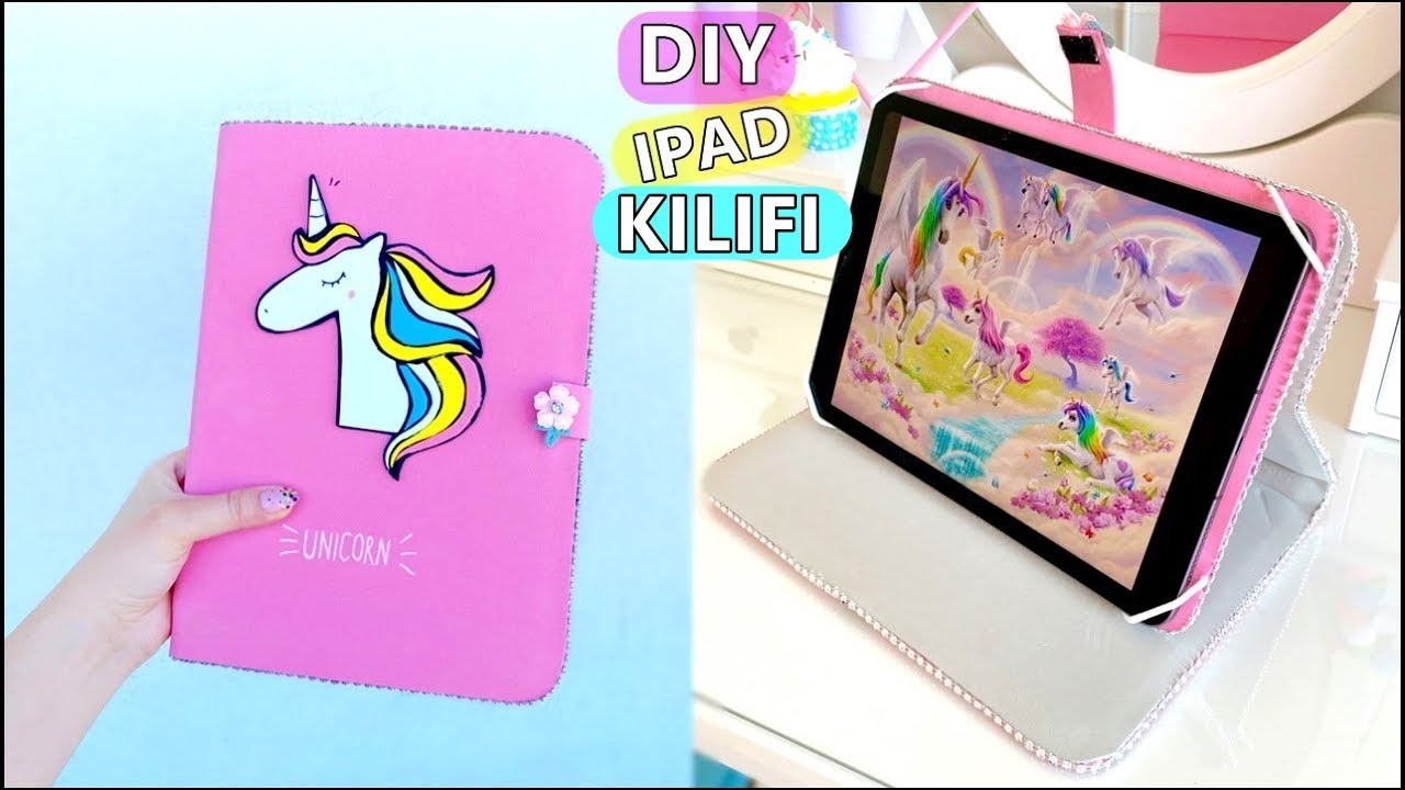 KENDİN YAP UNICORN TABLET KILIFI – ATIK KARTONDAN UNICORN IPAD VE ...