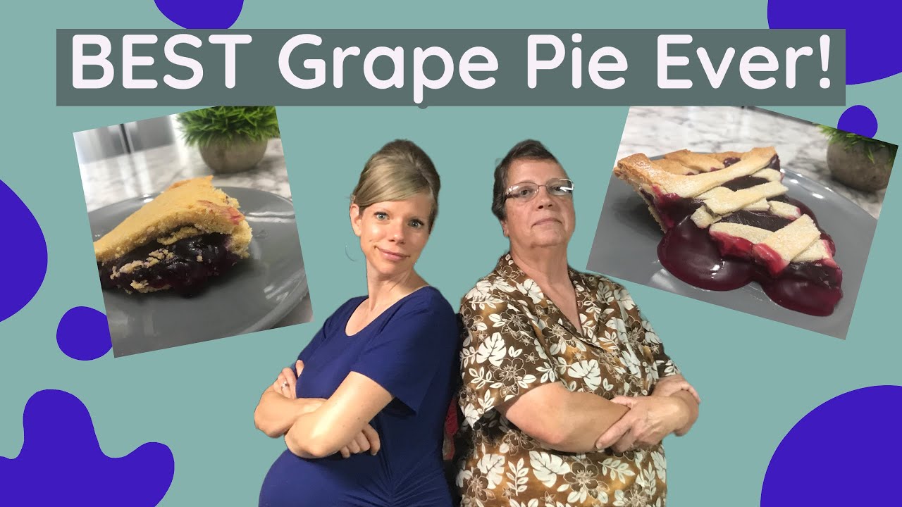 The BEST Amish Grape Pie and A Trim Healthy Mama Style Variation! - YouTube