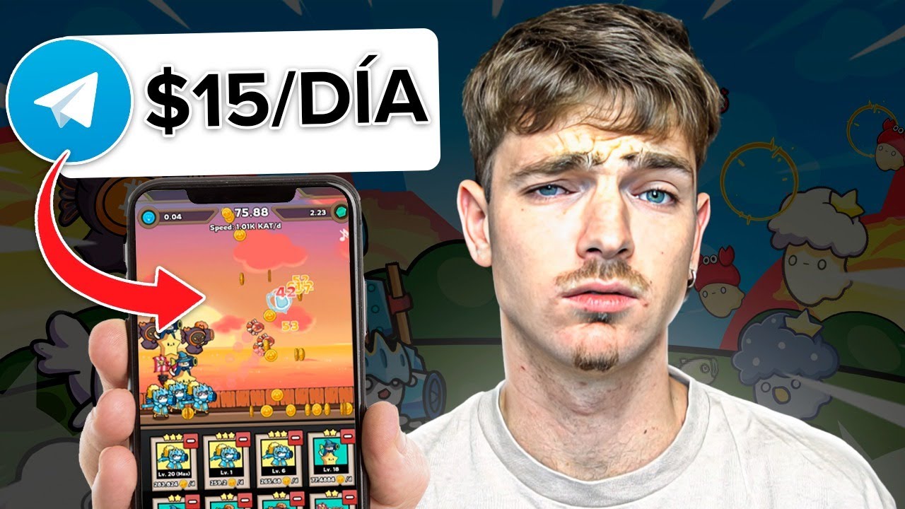 Este Juego de Telegram me Paga 15$/Día (Retirables) | Kat Knight - YouTube