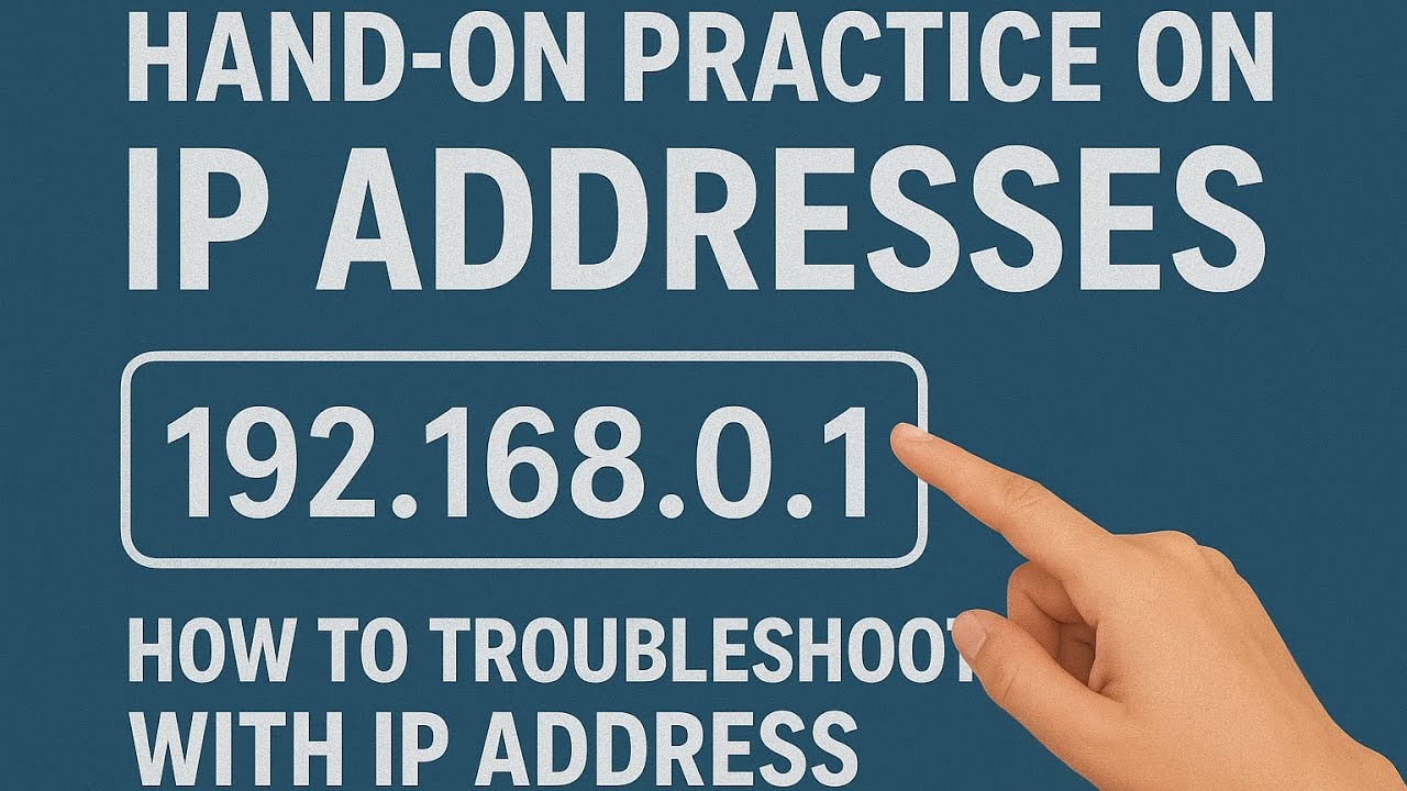 Hand-on Practice on IP Addresses. How to troubleshoot with IP | Part-11 ...