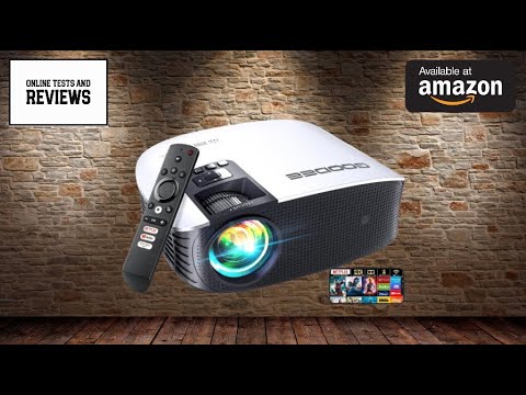 GooDee Smart Projector with 5G WIFI and Bluetooth Projector 4K. Full Review - YouTube