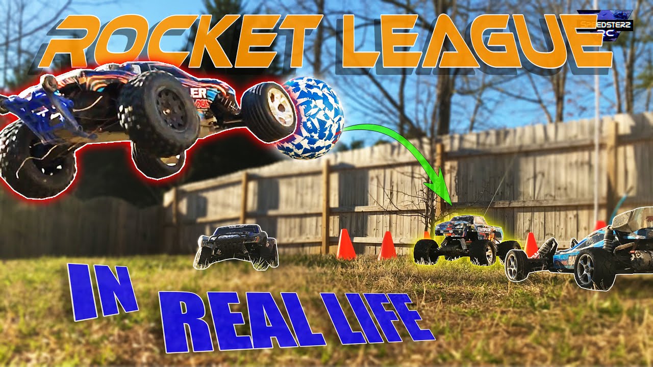 Playing ROCKET LEAGUE in Real Life! (With RC Cars) - YouTube