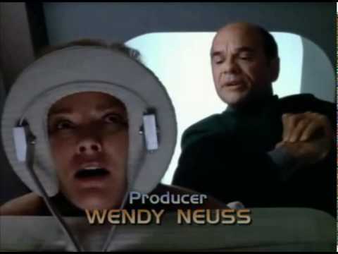 Captain Janeway getting a massage