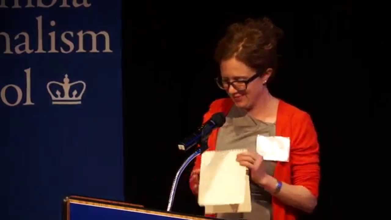 Columbia University Journalism Day - Mike Berger Award - Julia O'Malley ...
