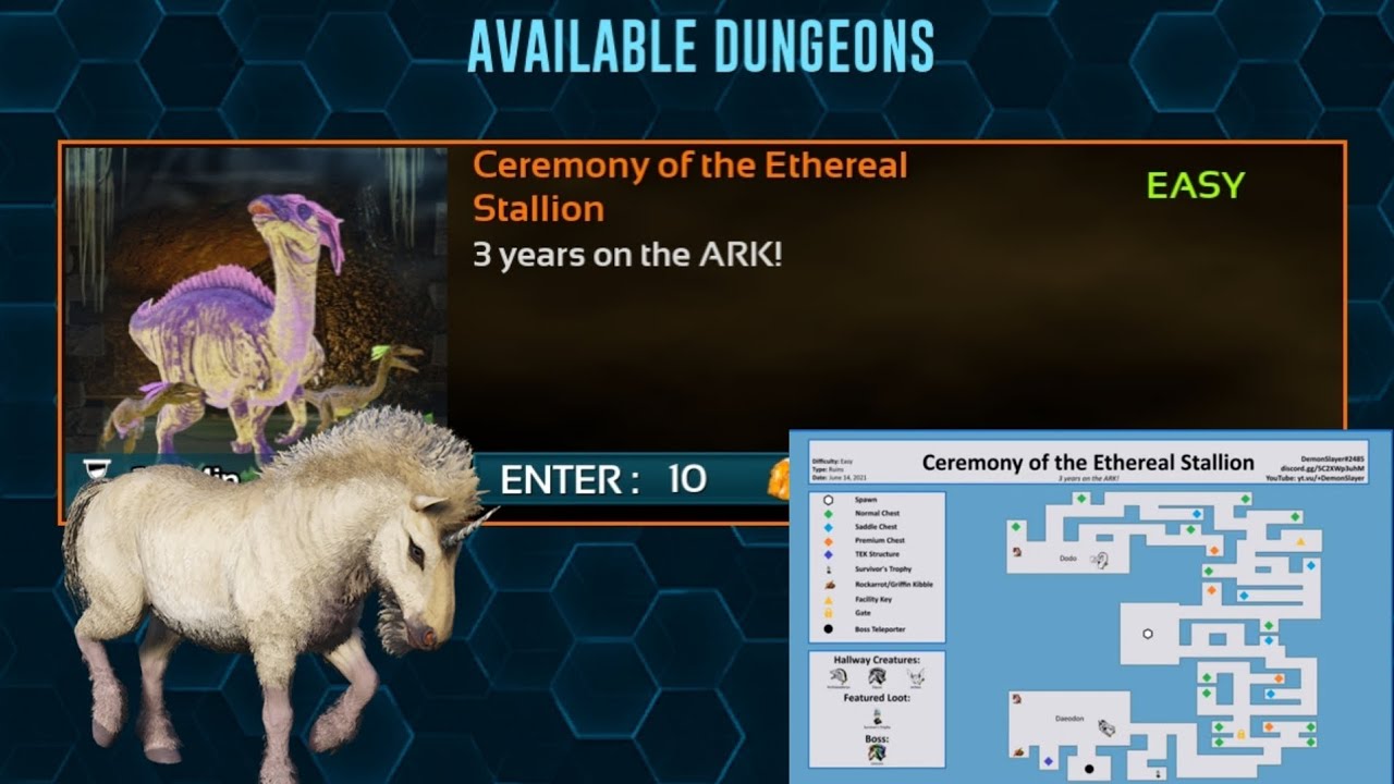 [ Dungeon Ark ] Ceremony of the Ethereal Stallion, bye bye dungegon ark ...