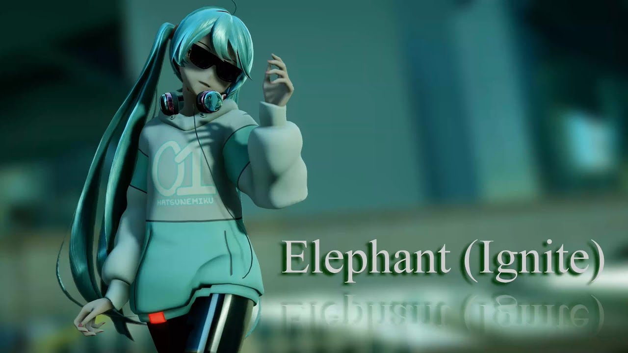 MMD Miku Elephant(Ignite) - YouTube