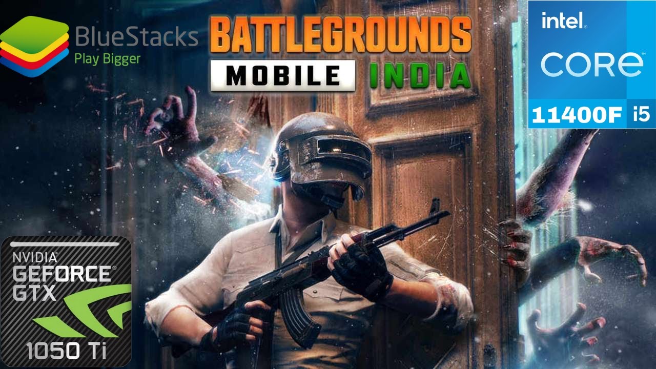 BGMI - BlueStacks 5 - i5 11400F + GTX 1050ti - YouTube