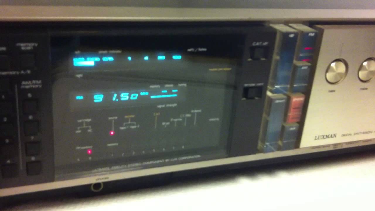 Rare Vintage Luxman Rx-103 Digital Synthesized Am/Fm Stereo Receive ...