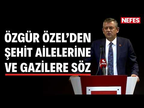 Özgür Özel, şehit aileleri ve gazilerle iftar programında buluştu