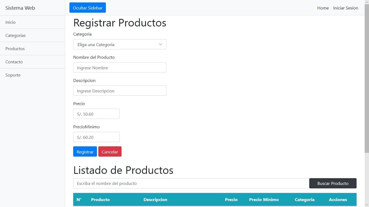 CRUD EN JAVA WEB JSP Y SQLSERVER 2017 - MÉTODO ACTUALIZAR Y ELIMINAR PRODUCTOS | PARTE 5 - YouTube