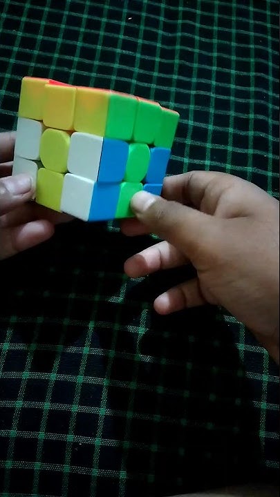 how to make a 4T pattern without algorithm on Rubik's cube🔥 #shorts #short #shortfeed #cube ...