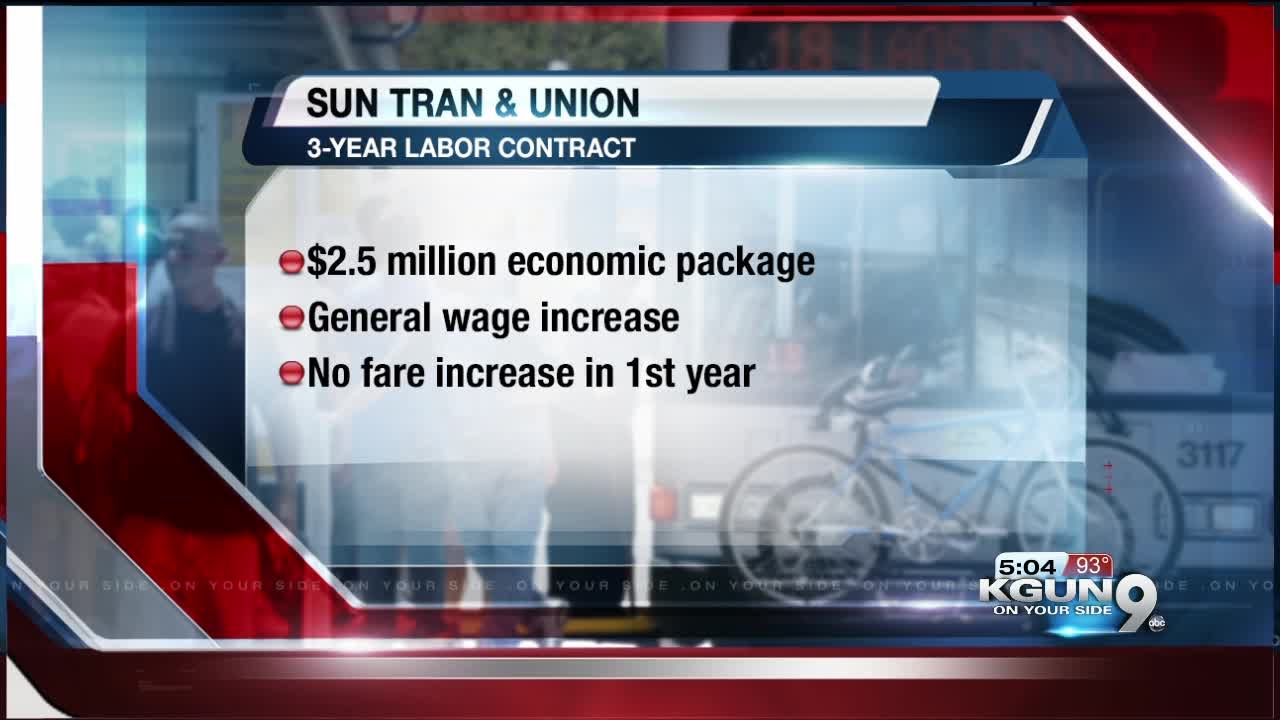 Sun Tran Update: Teamsters vote yes to new 3-year labor contract - YouTube