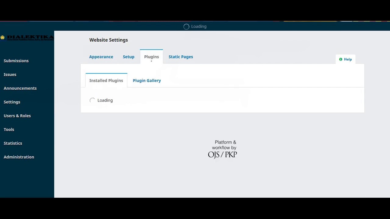 OJS 3: Upgrade Plugin Online secara otomatis - YouTube