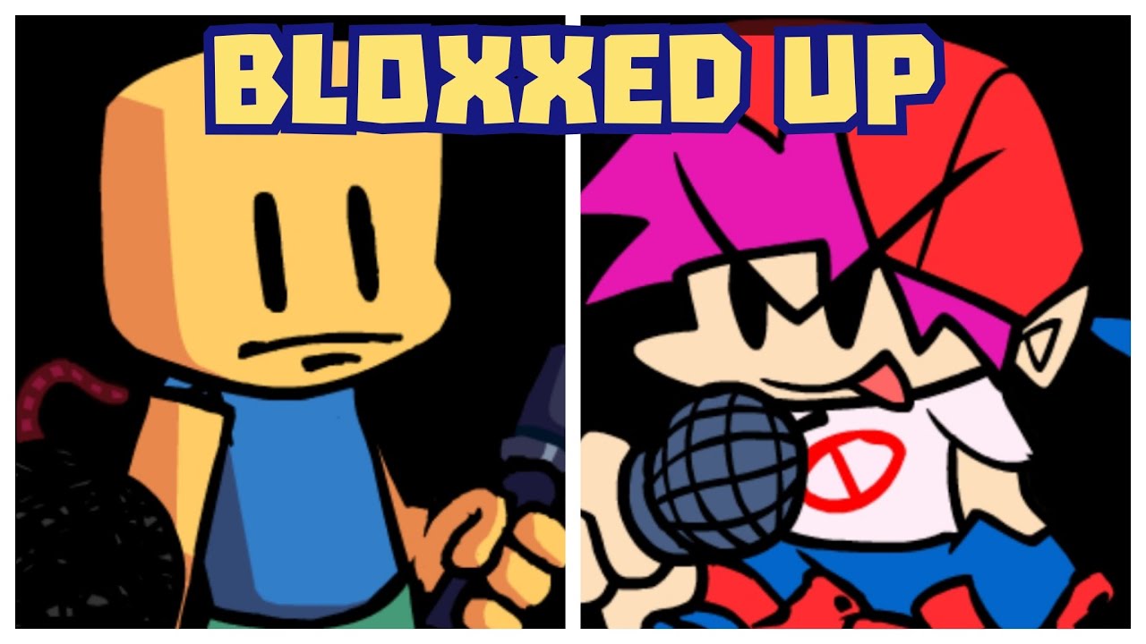 Friday Night Funkin' | Bloxxed Up - Noob vs Bf (mod/hard) - YouTube