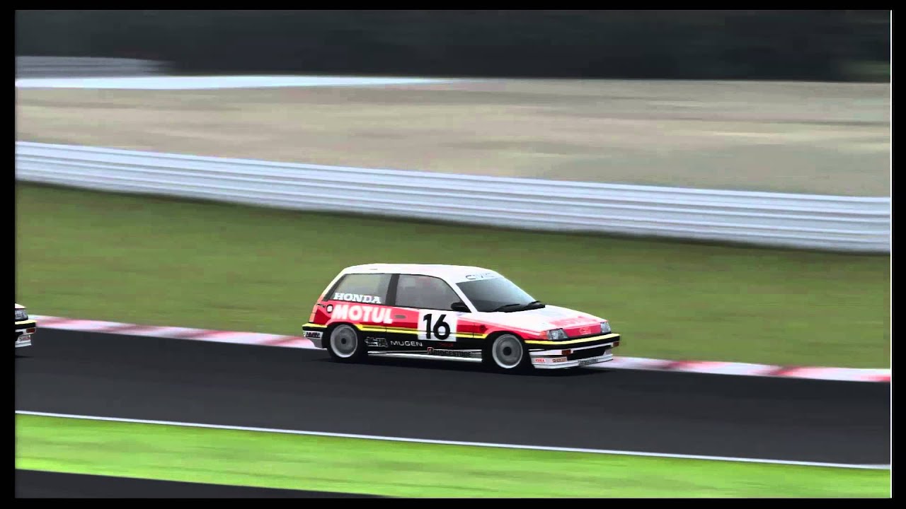 '87 Honda Motul Civic Si - Suzuka - YouTube