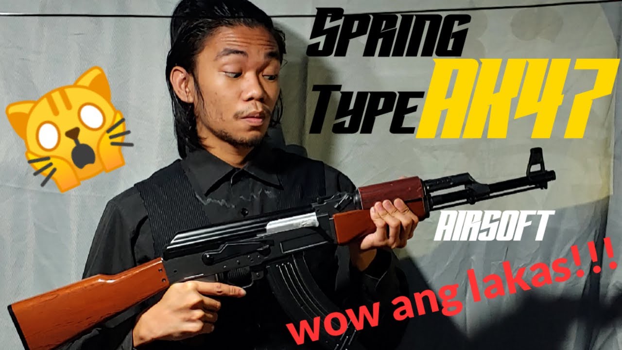 No. 9623 AK 47 Spring Type Airsoft (REVIEW by UNBOXING SIMULATOR TV ...