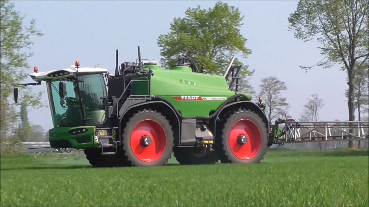 Spraying | *NEW* Fendt Rogator 655 | Spuiten | Verhoeven Milheeze - YouTube