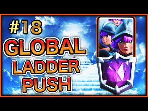 6400+ #18 LADDER PUSH WITH THREE MUSKETEERS DECK! - YouTube