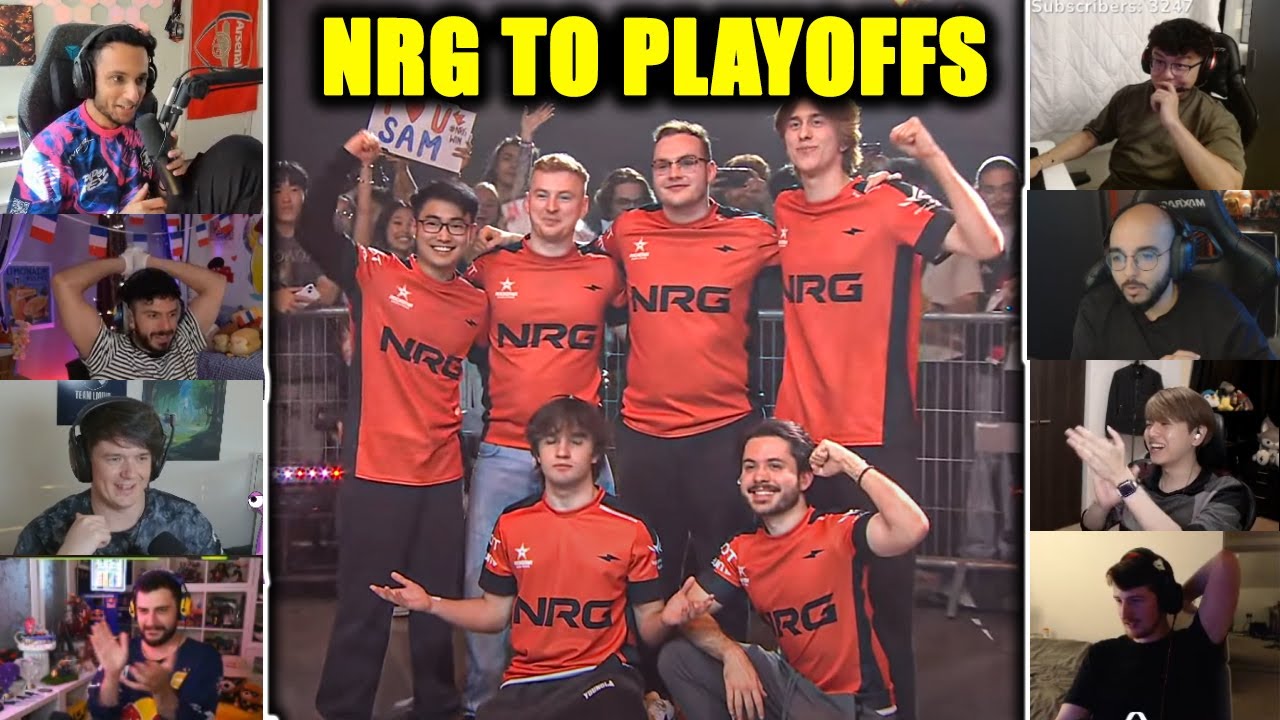 Valorant Streamers Reacts To NRG Making it To Playoffs After Insane ...