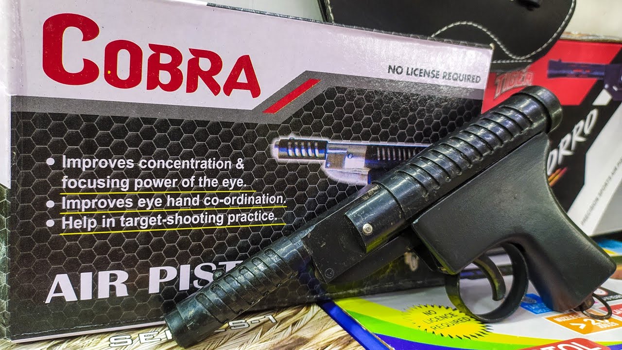 Sound Gun Cobra Air Pistol Unboxing in India - YouTube