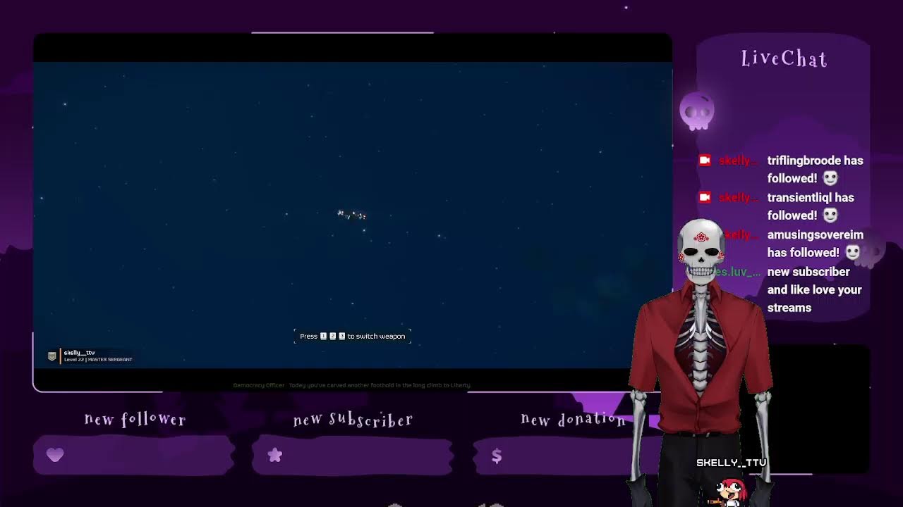 {skeleton Vtuber} lets blow up xenos - YouTube