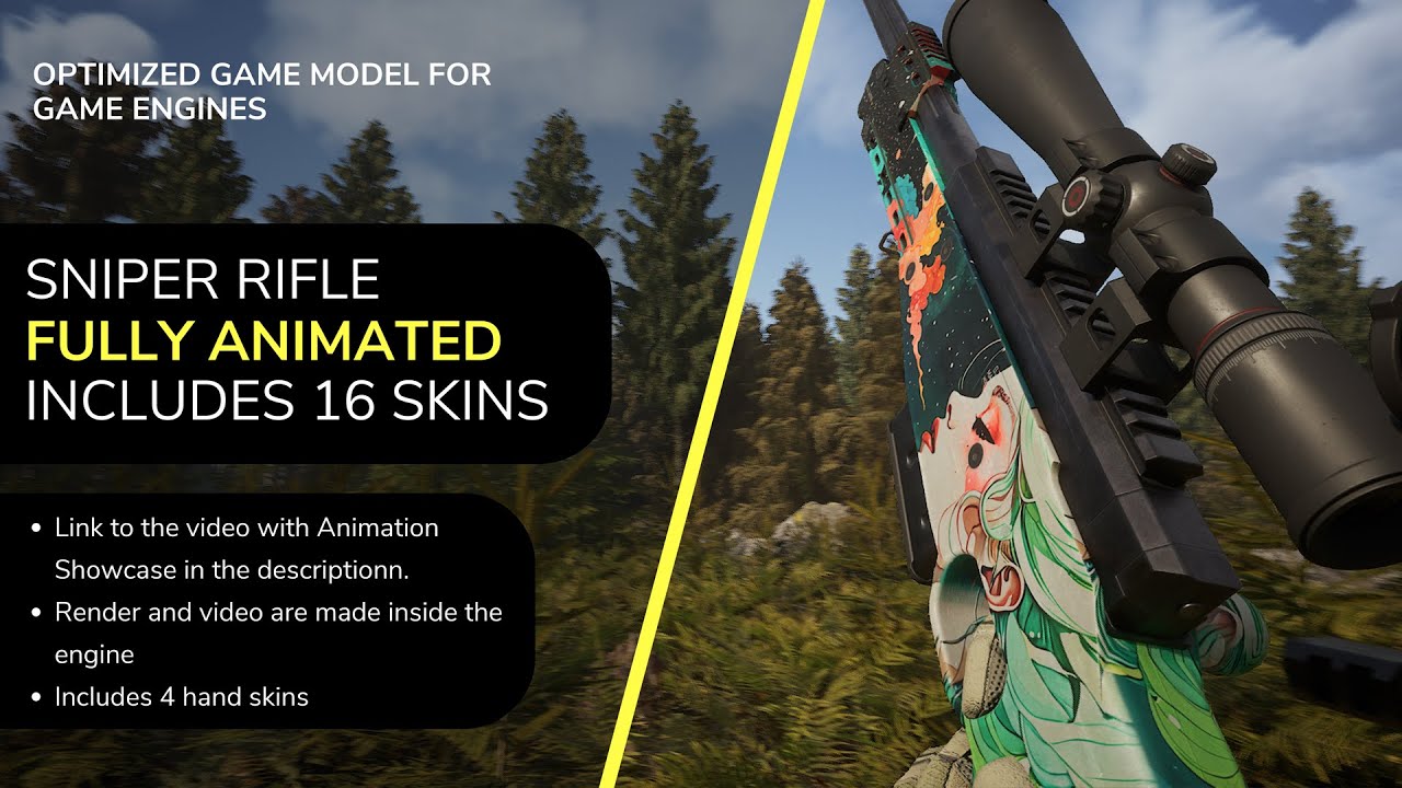 FPS Animation Showcase (Sniper Rifle) Unreal Engine - YouTube