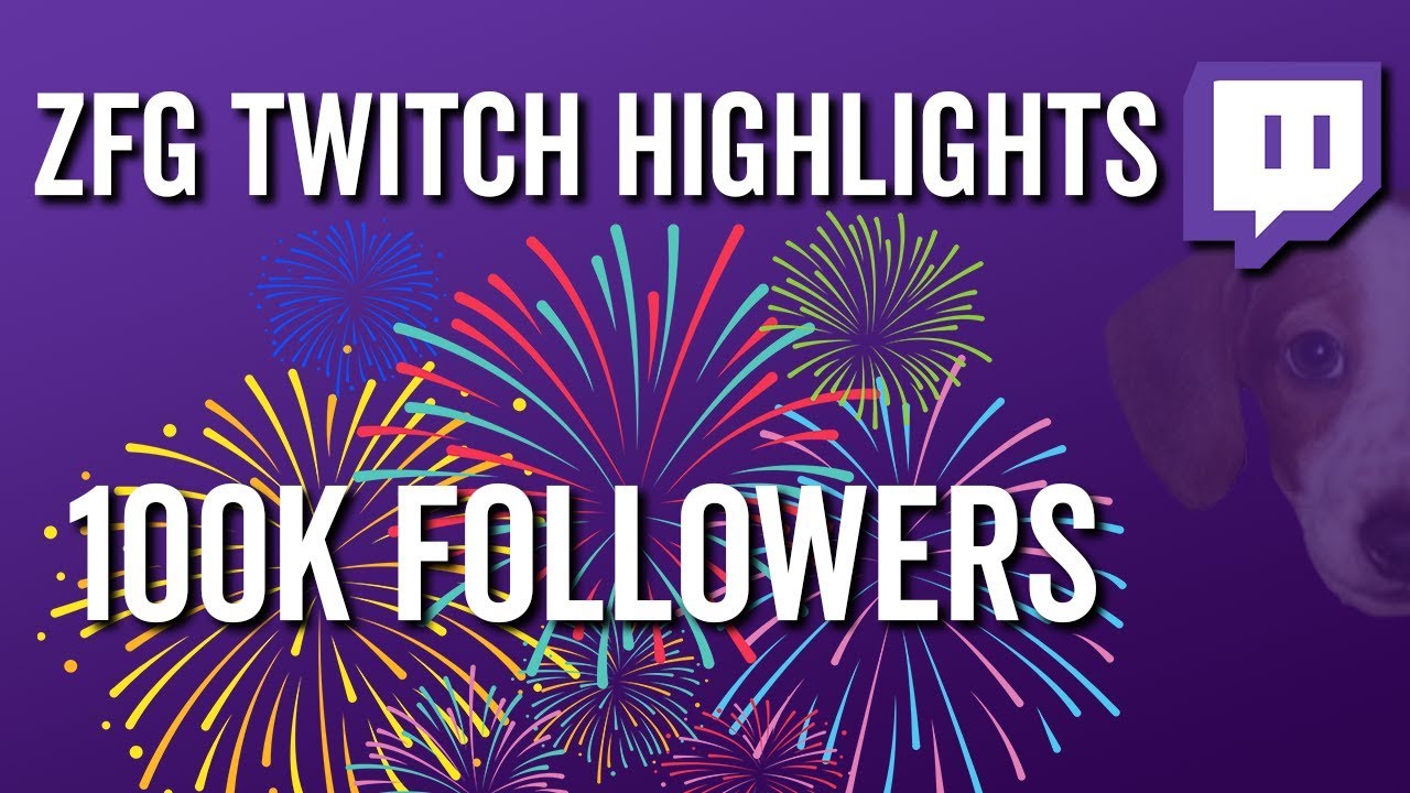 100k Followers - ZFG Twitch Highlights - YouTube