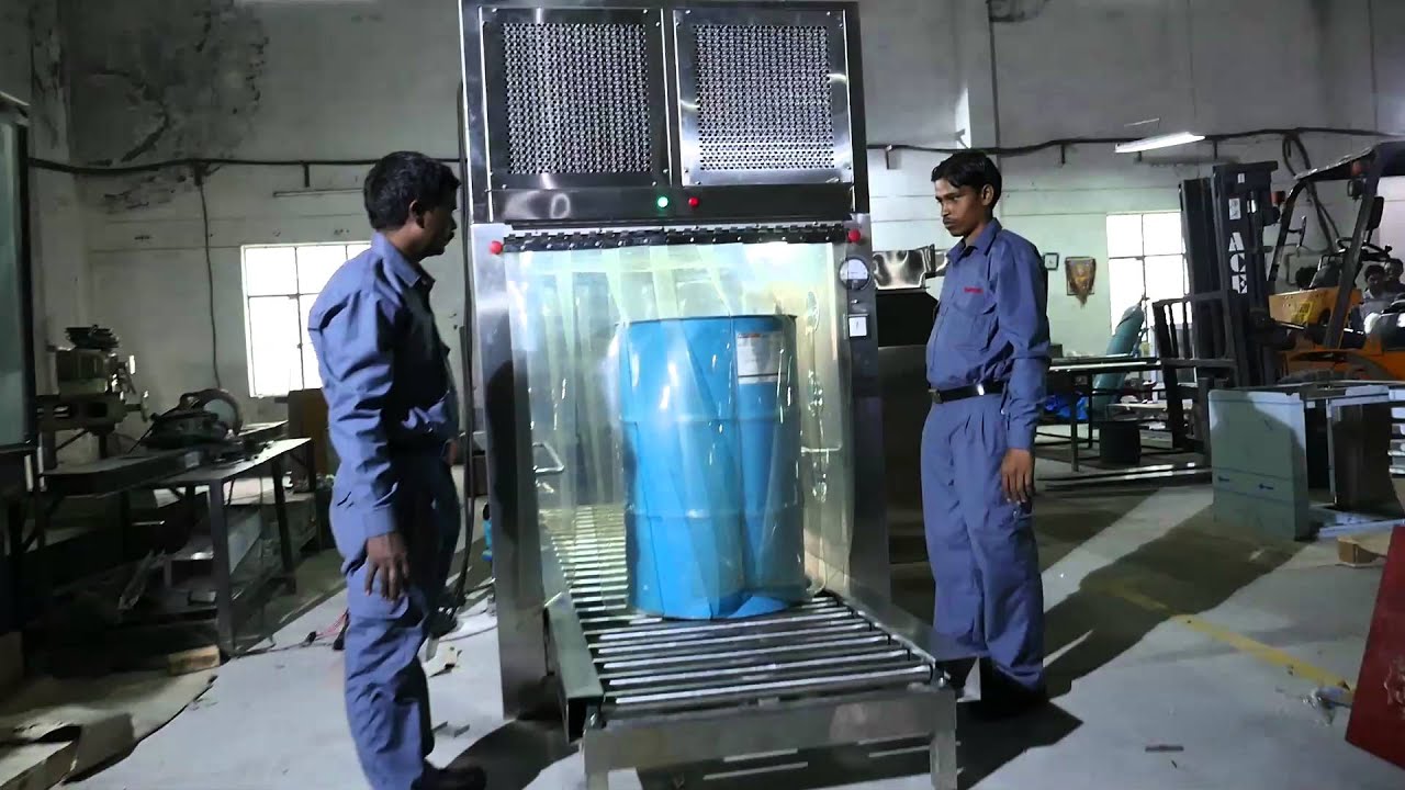 Chempharm - De dusting tunnel - YouTube