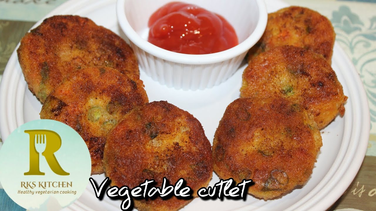 Crispy vegetable cutlet with sweet potato| Mixed Vegetable tikki in ...