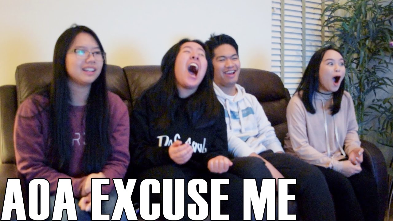 AOA (에이오에이)- Excuse Me (Reaction Video) - YouTube