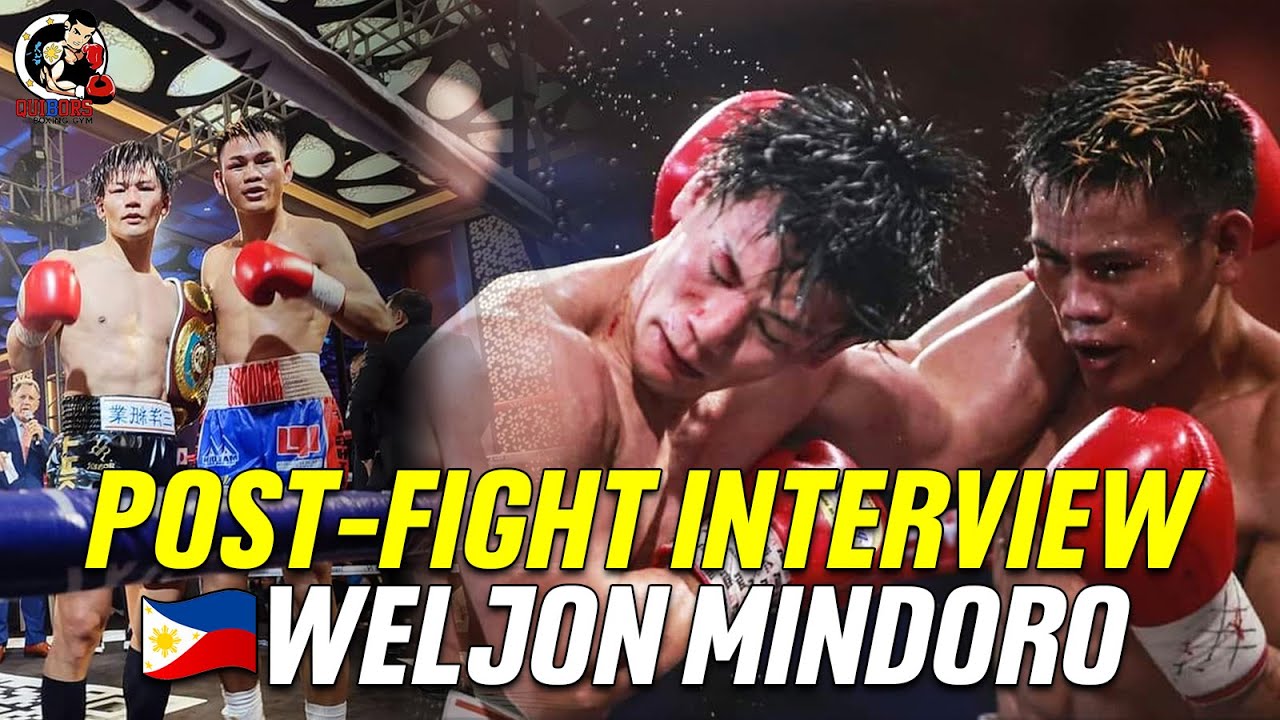 POST-FIGHT INTERVIEW w/ English Subtitle | Weljon Mindoro vs Takeshi ...